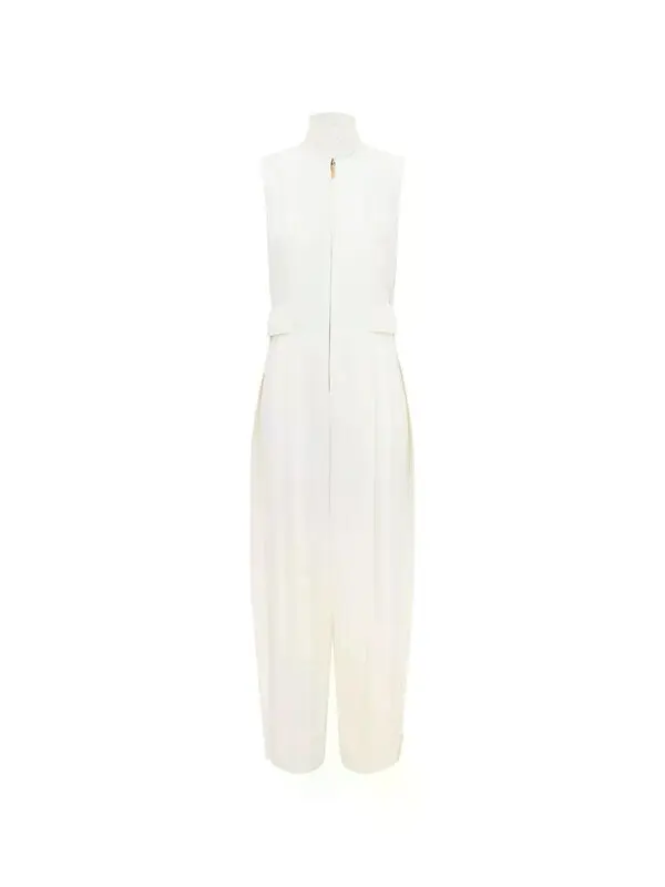 Zimmermann Twill Luna Jumpsuit - Neutrals