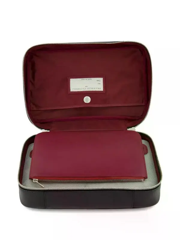 Brunello Cucinelli Grain Leather Beauty Case