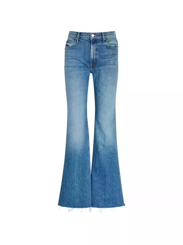 MOTHER Frayed Flared Jeans