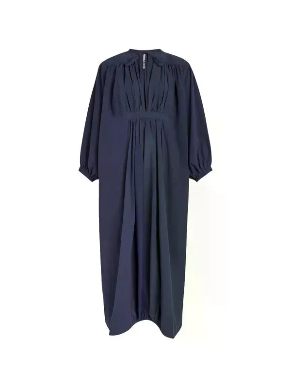 LES VACANCES D'IRINA Pleated Dress - Blue