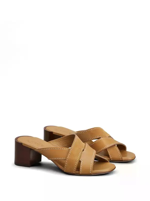 TOD'S Cross-strap Sandals - Brown
