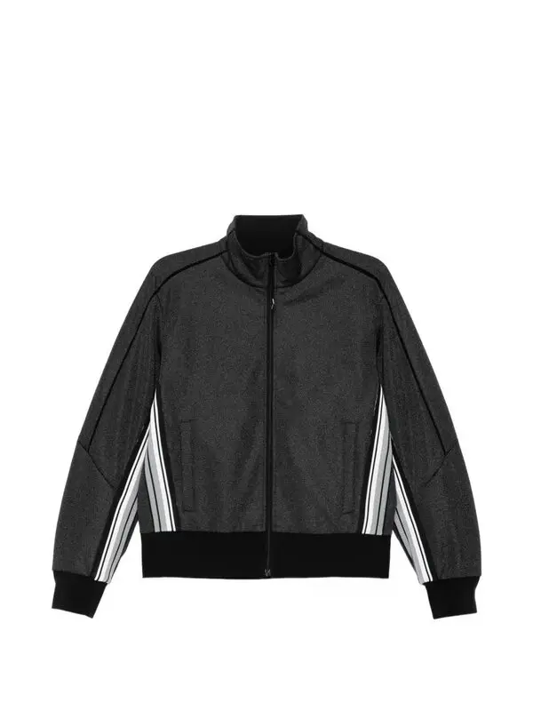 CROQUIS Striped Zip-up Sweatshirt