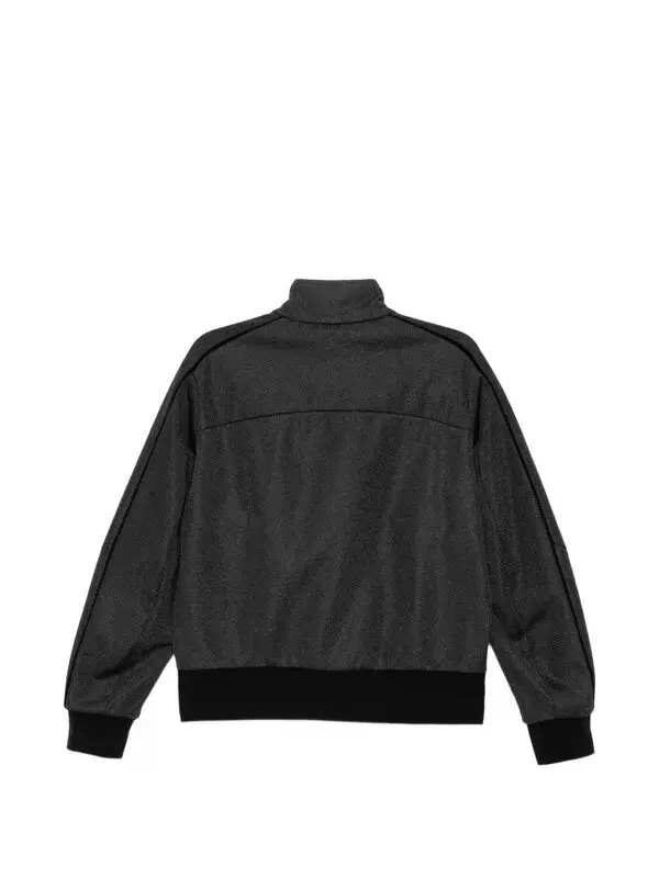 CROQUIS Striped Zip-up Sweatshirt