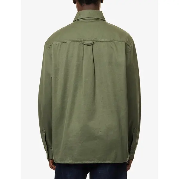 Carhartt Work In Progress Kelly Oversized Cotton Shirt Jacket - Leaf