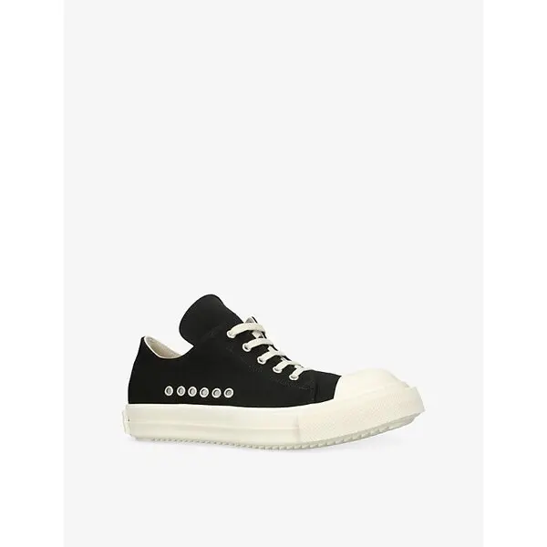 Rick Owens Eyelet Canvas Trainers