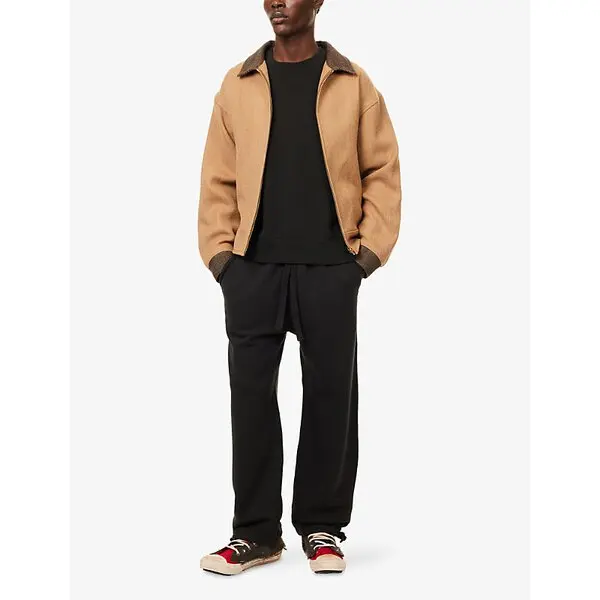 Visvim Drawstring Wide-leg Wool-blend Jogging Bottoms