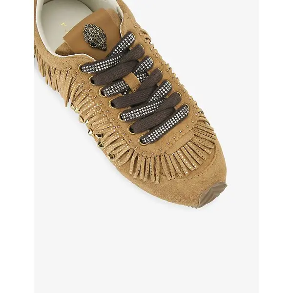 Kurt Geiger Islington Fringe Suede Trainers
