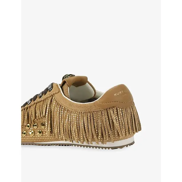 Kurt Geiger Islington Fringe Suede Trainers
