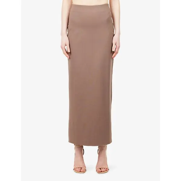 Oddmuse Straight-cut Compact-jersey Maxi Skirt