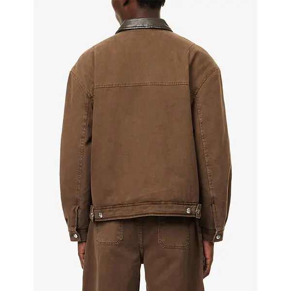 THE COUTURE CLUB Washed Padded Cotton-twill Jacket