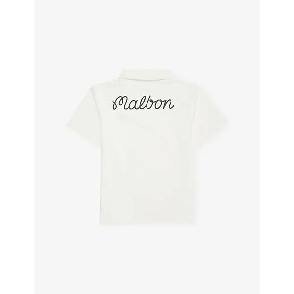 MALBON Cub Buckets Stretch-woven Polo Shirt