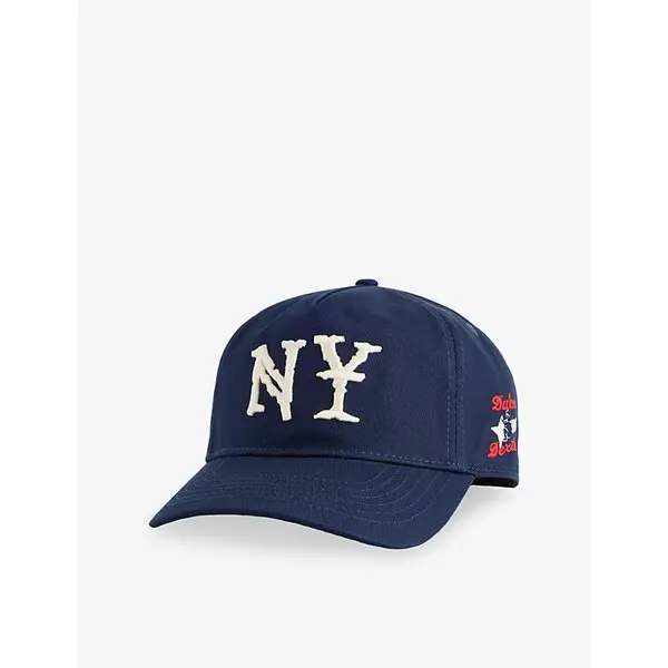 DUKE + DEXTER Ny Embroidered Cotton Baseball Cap