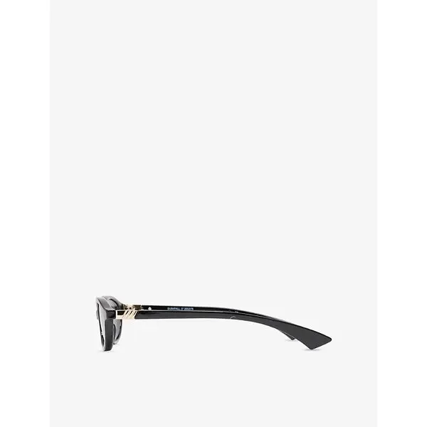 Le Specs Duskfall Oval Ecozen Sunglasses - Black