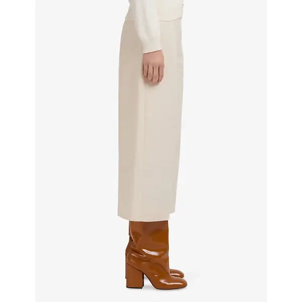 Marni Flared-leg Cropped Cotton Trousers
