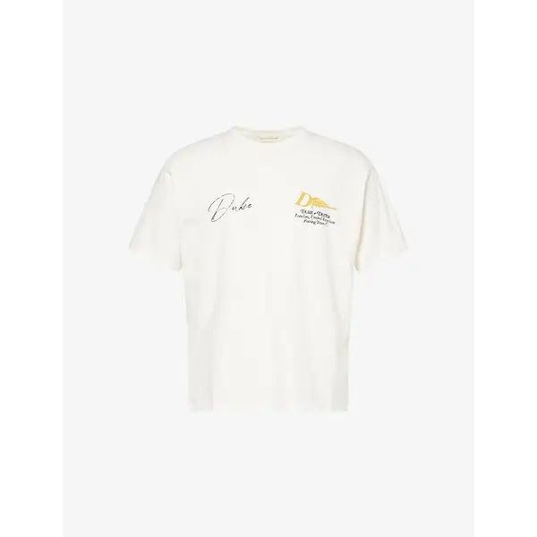 DUKE + DEXTER Helmet Logo-print Cotton T-shirt