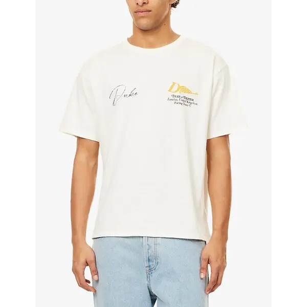 DUKE + DEXTER Helmet Logo-print Cotton T-shirt