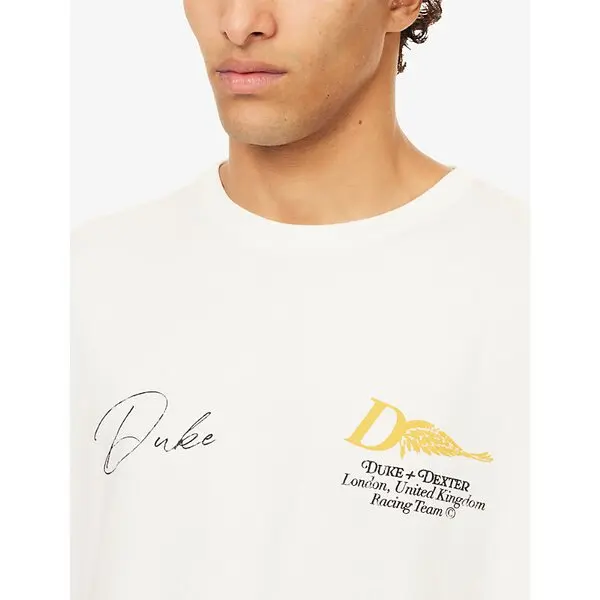 DUKE + DEXTER Helmet Logo-print Cotton T-shirt