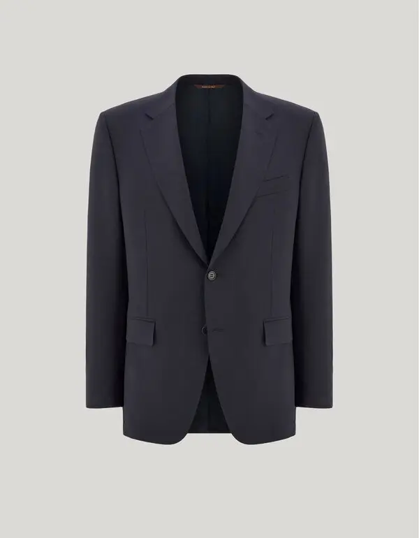 Canali Pure Wool Blazer - Blue