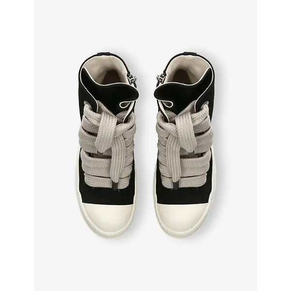 Rick Owens Jumbo Lace Canvas Trainers