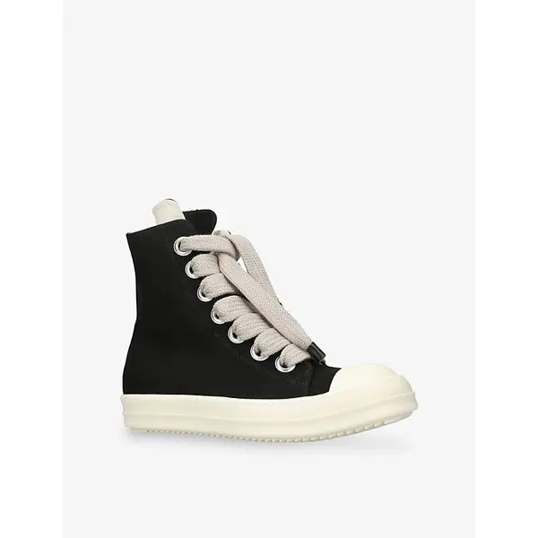 Rick Owens Jumbo Lace Canvas Trainers