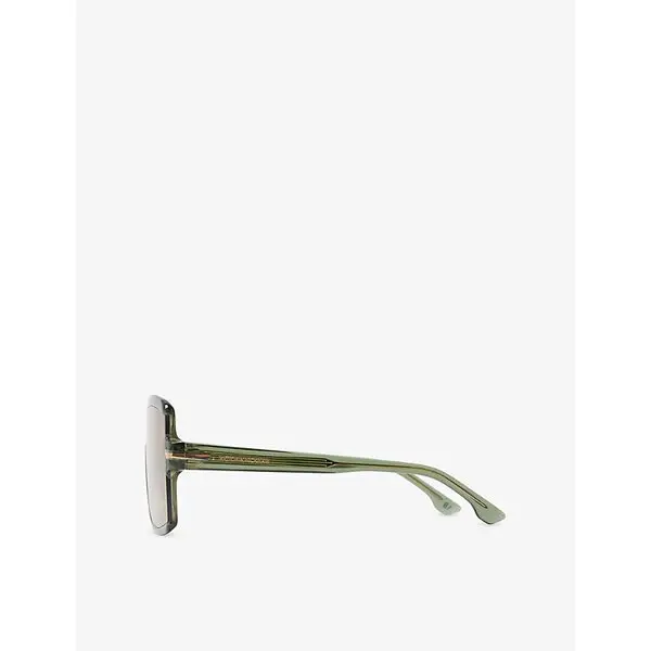 Victoria Beckham Rectangular Acetate Sunglasses