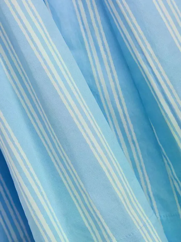 Staud Wells Striped Mini Dress - Blue