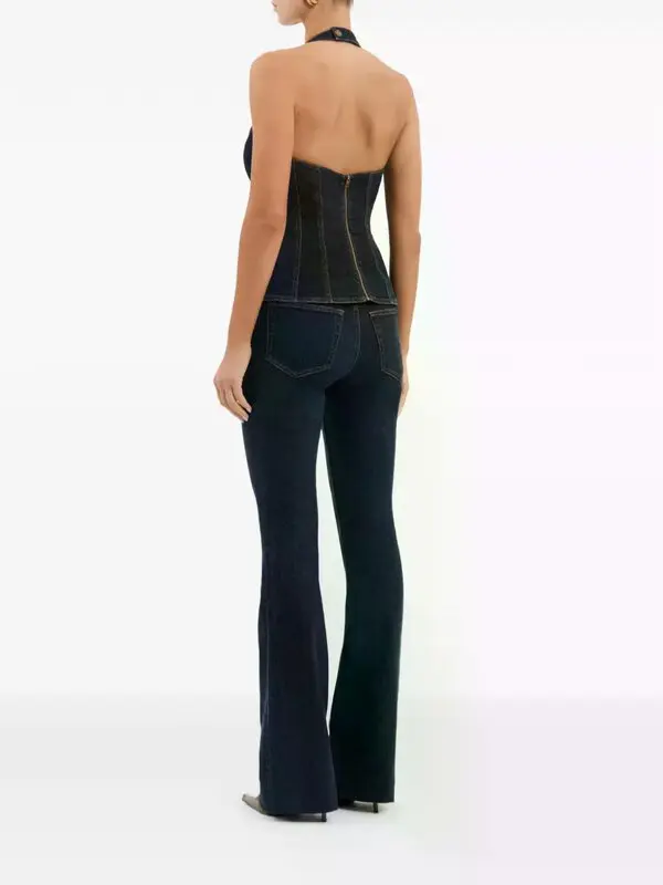 Rebecca Vallance Button Halterneck Top