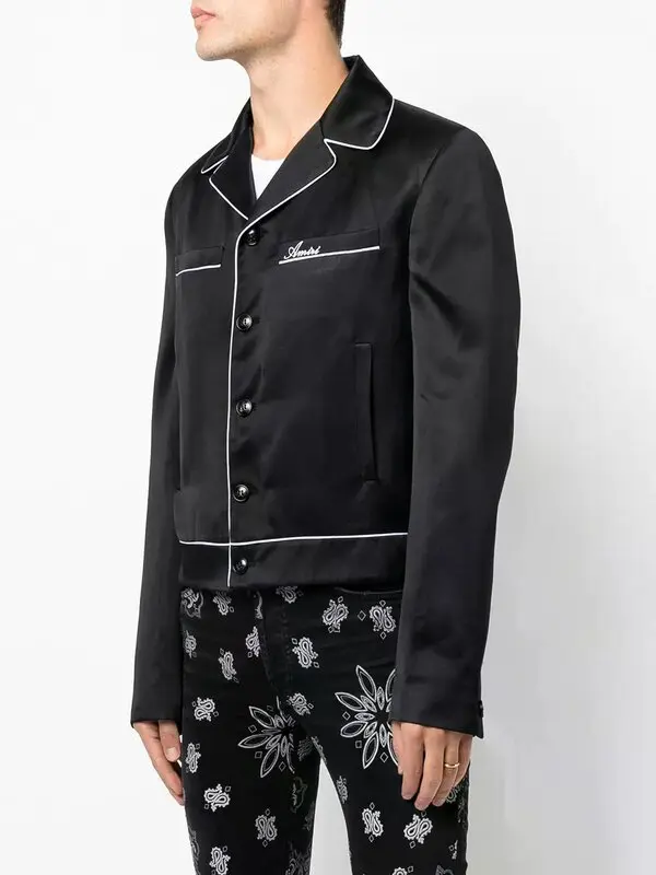 Amiri Logo-print Pyjama-shirt Jacket