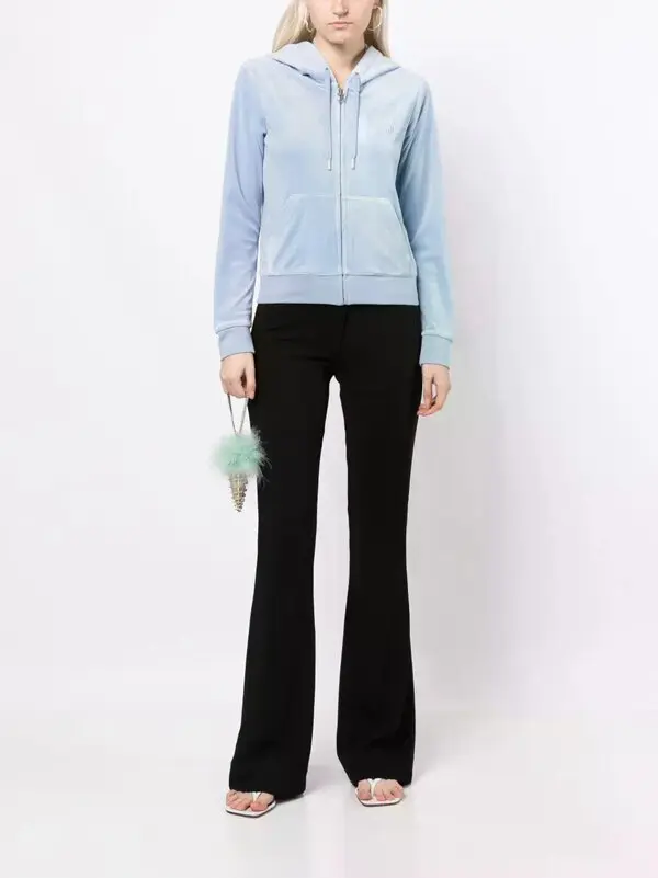 Juicy Couture Velvet Effect Hoodie