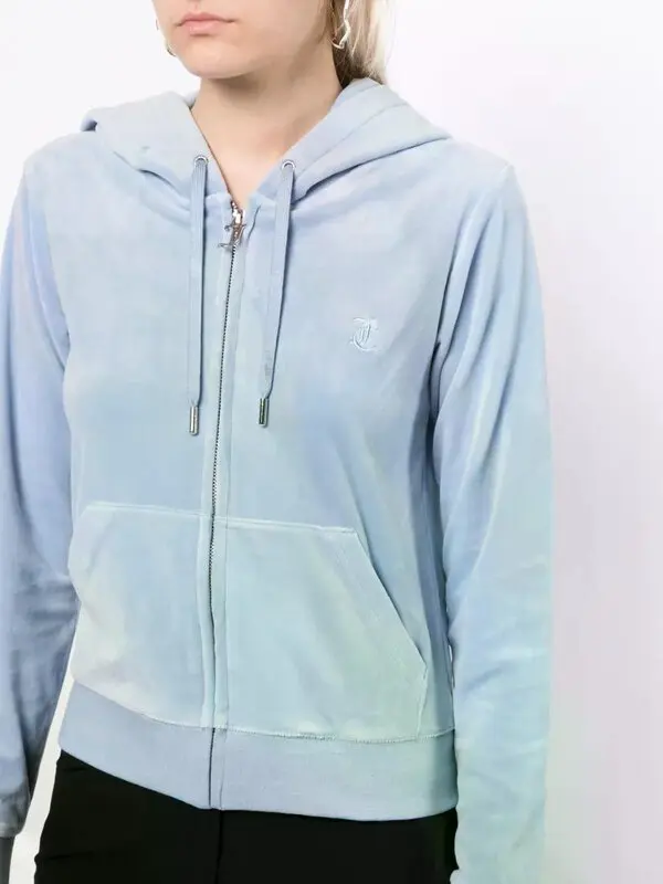 Juicy Couture Velvet Effect Hoodie