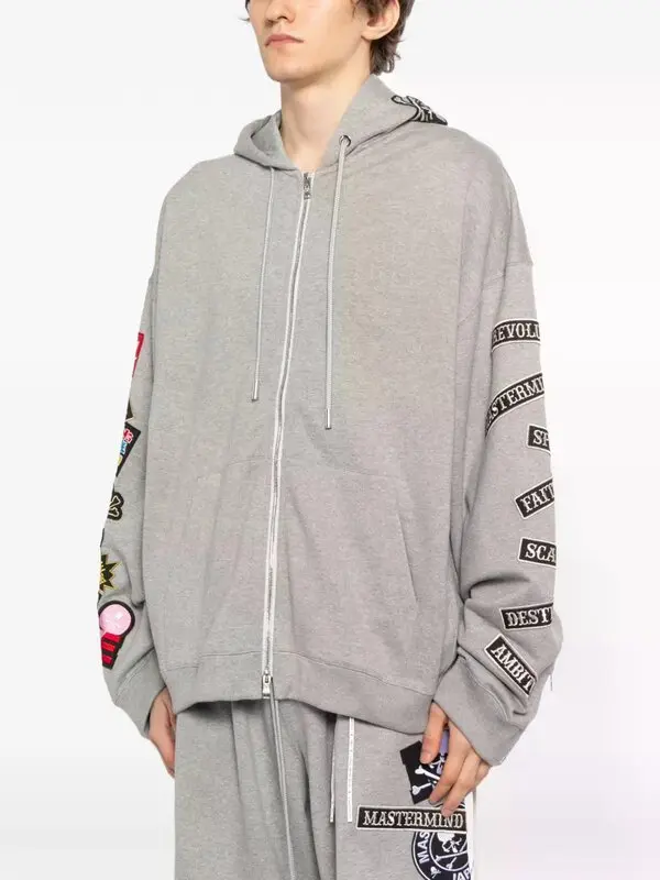 MASTERMIND WORLD Slogan-patch Hoodie