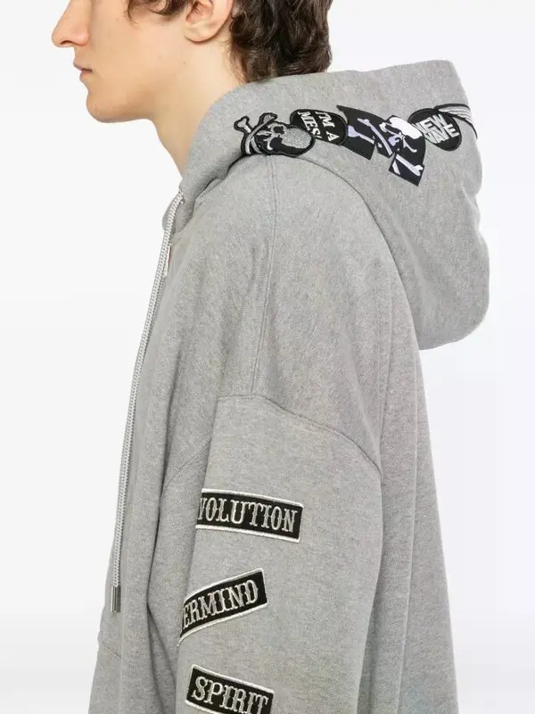 MASTERMIND WORLD Slogan-patch Hoodie