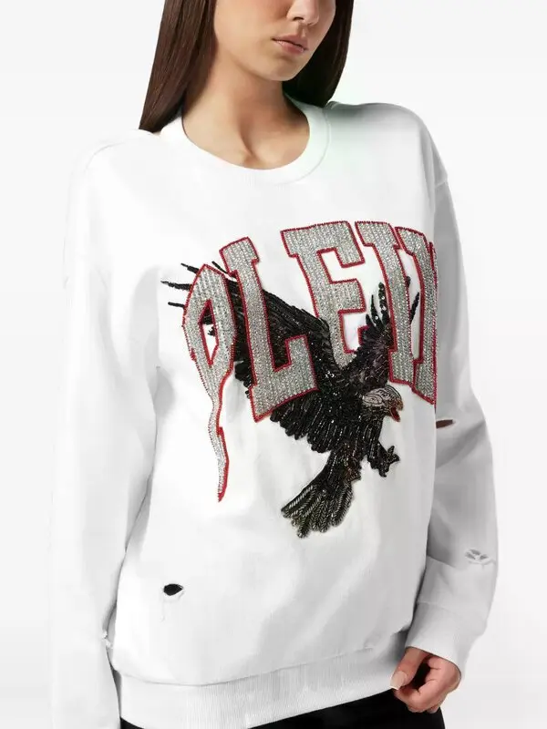 Philipp Plein Open Back Eagle Sweatshirt