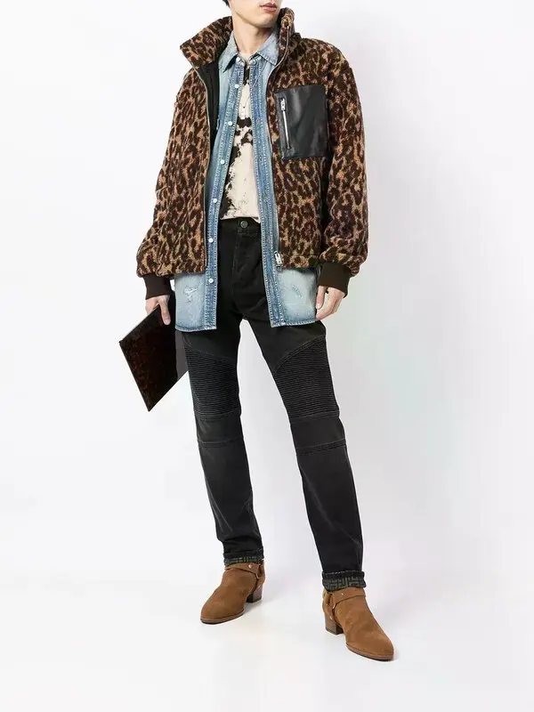 Amiri Leopard-print Bomber Jacket