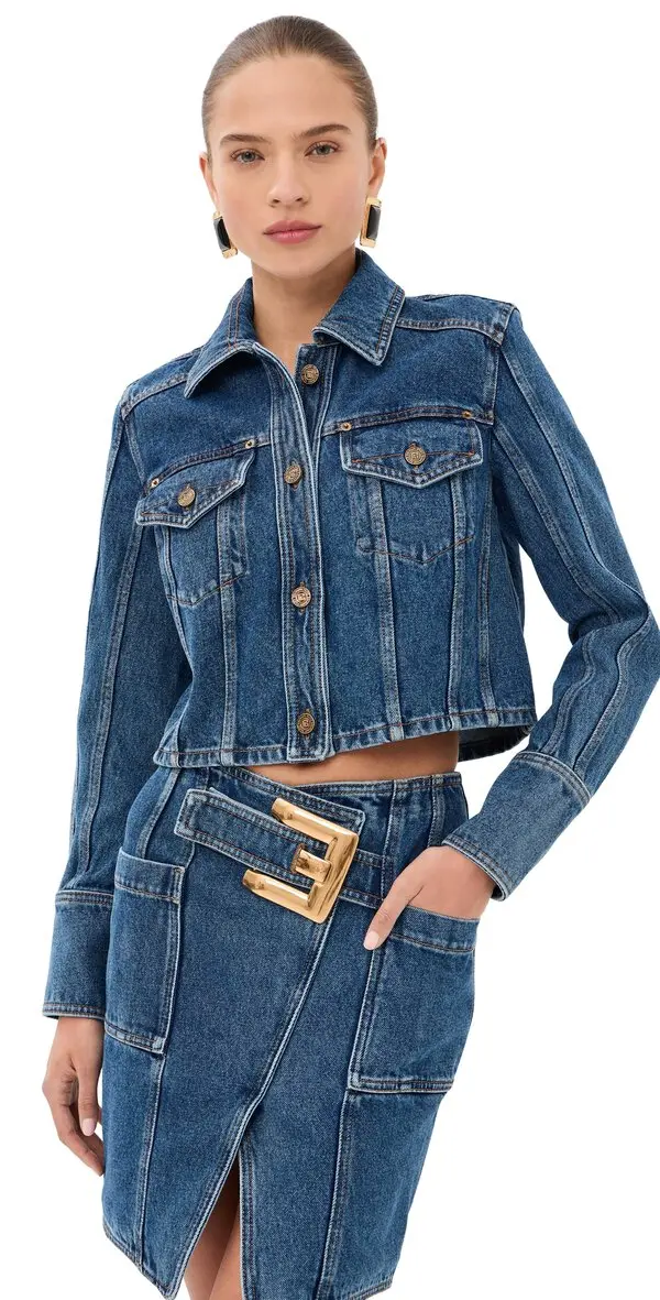Balmain Dark Denim Jacket