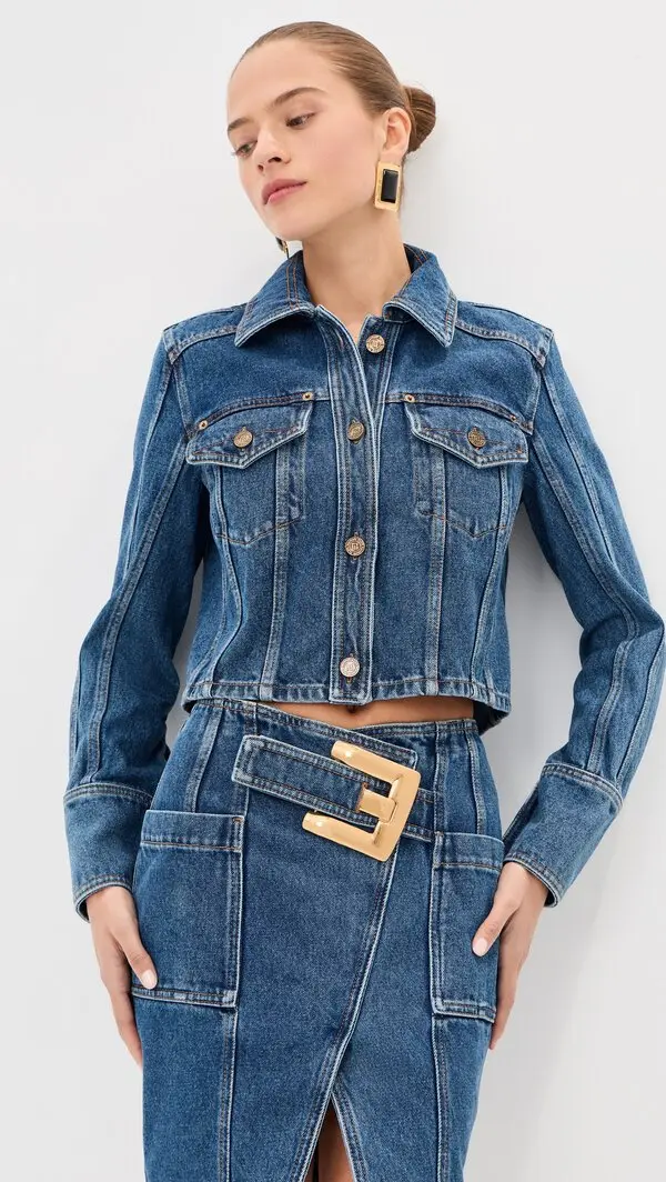 Balmain Dark Denim Jacket
