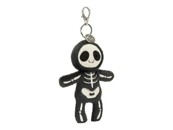 JELLYCAT Skeleton Bob Bag Charm - Multicolor