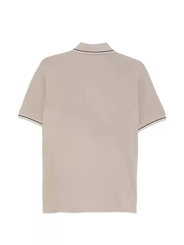 Emporio Armani Piped Cotton Polo Shirt