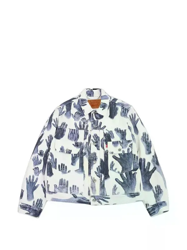 DENIM TEARS X Levi's Buttoned Shirt Jacket