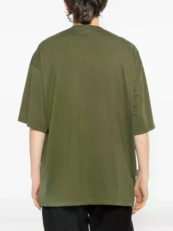 MASTERMIND WORLD Logo-embroidered T-shirt - Green