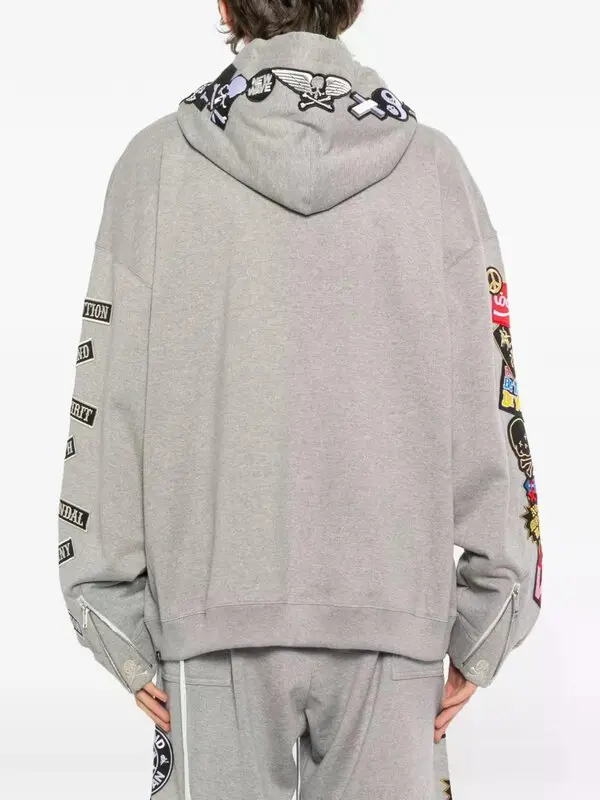 MASTERMIND WORLD Slogan-patch Hoodie
