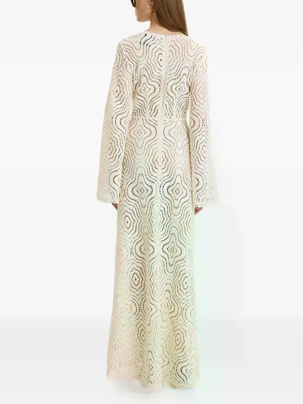 MOOS STUDIO Temptation V-neck Maxi Dress