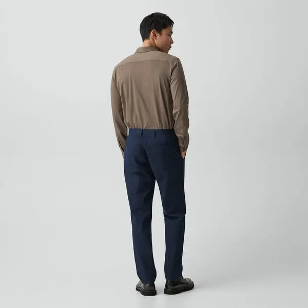 Theory Zaine Pant In Moonsoft Cotton - Baltic