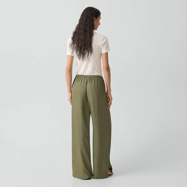 Theory Vented Pull-on Pant - Forest Moss