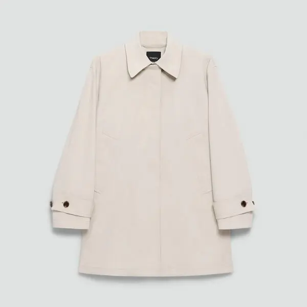 Theory A-line Trench Coat - Sand