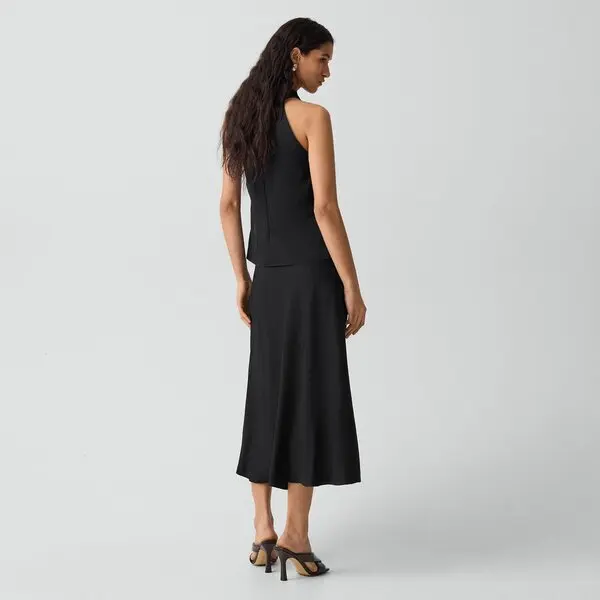 Theory Fluid Pull-on Skirt - Black