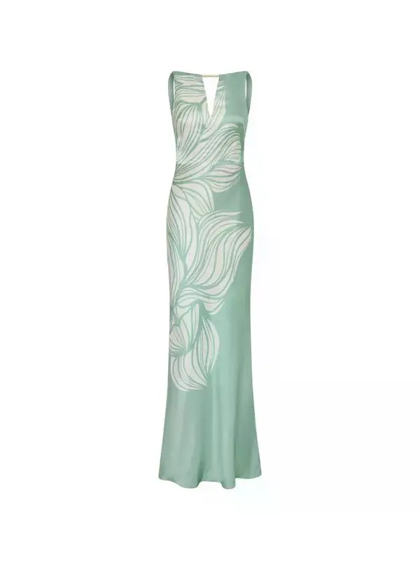Rebecca Vallance Lalisa Floral-print Maxi Dress - Green