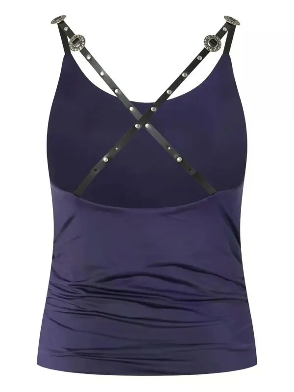 Pinko Eyelet-embellished Strappy Top