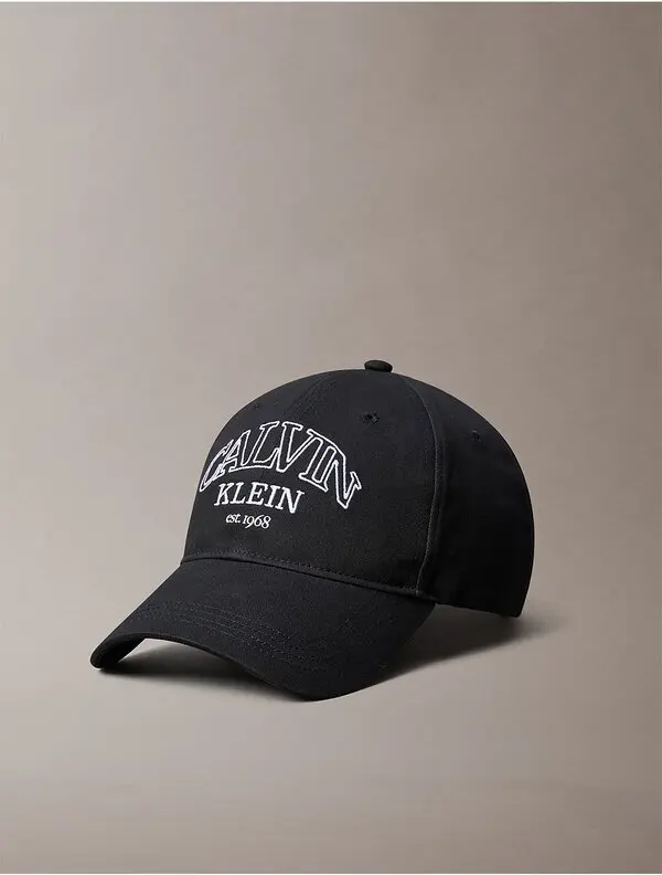 Calvin Klein Curved Logo Cap - Black