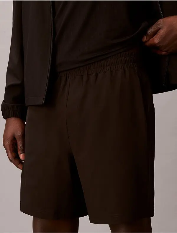 Calvin Klein Graphic Monogram Woven Shorts - Black